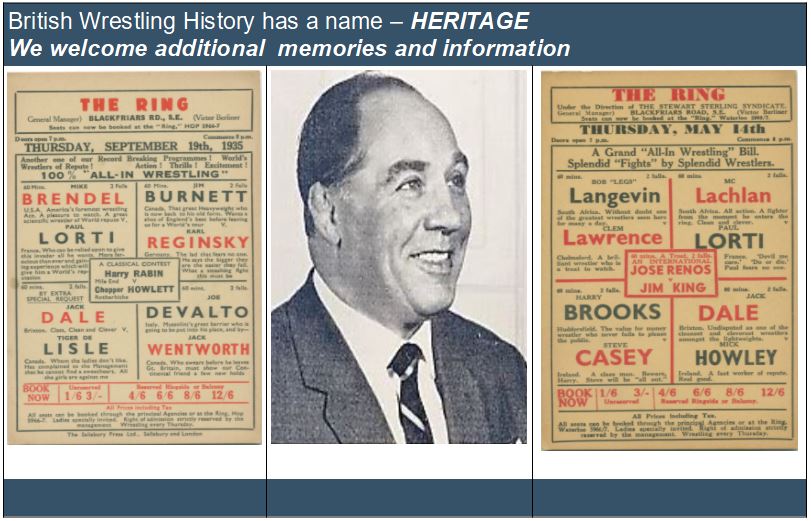 Jack Dale – Wrestling Heritage