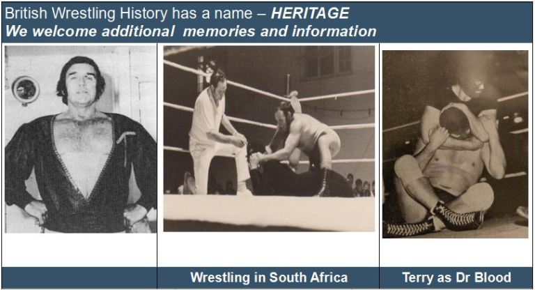 Terry O’Neill – Wrestling Heritage