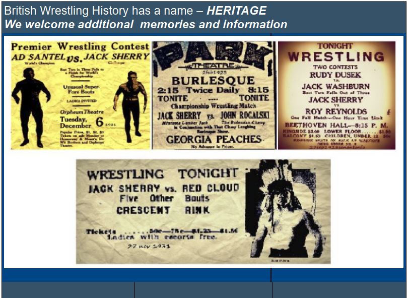 Jack Sherry – Wrestling Heritage