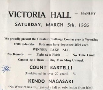1966 Nagasaki v Bartelli – Wrestling Heritage