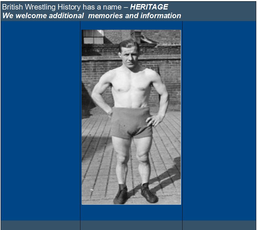 Joe Reid – Wrestling Heritage