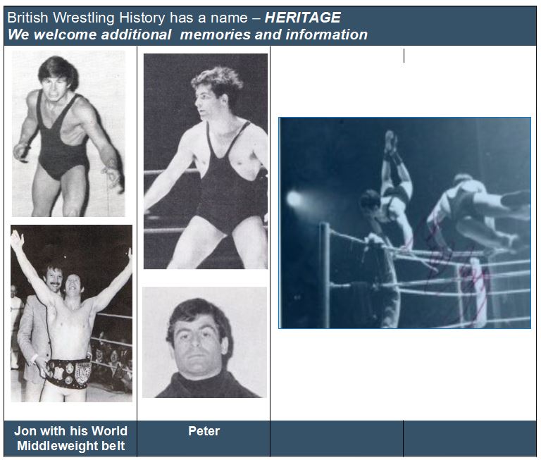 Jon Cortez and Peter Cortez – Wrestling Heritage