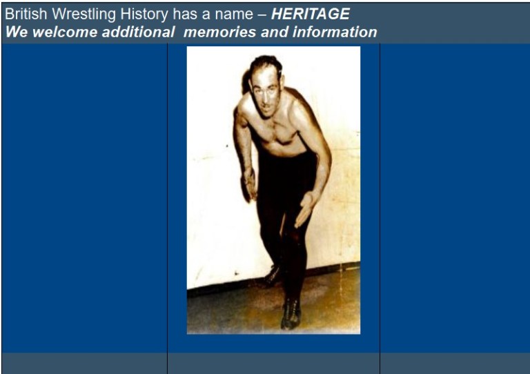 Joe Heaton – Wrestling Heritage