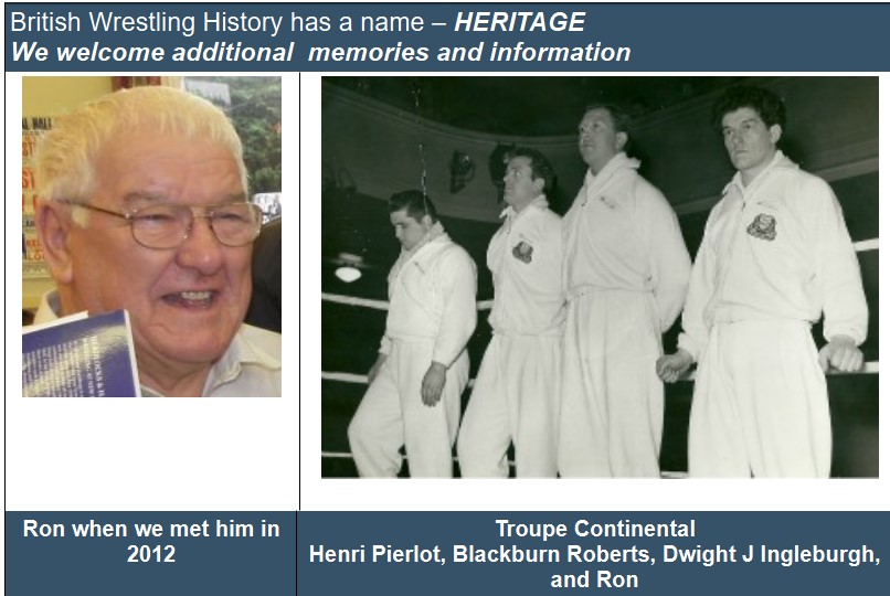Ron Hinchcliffe – Wrestling Heritage