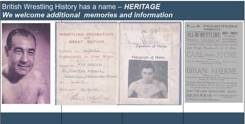 Jim Mellor – Wrestling Heritage