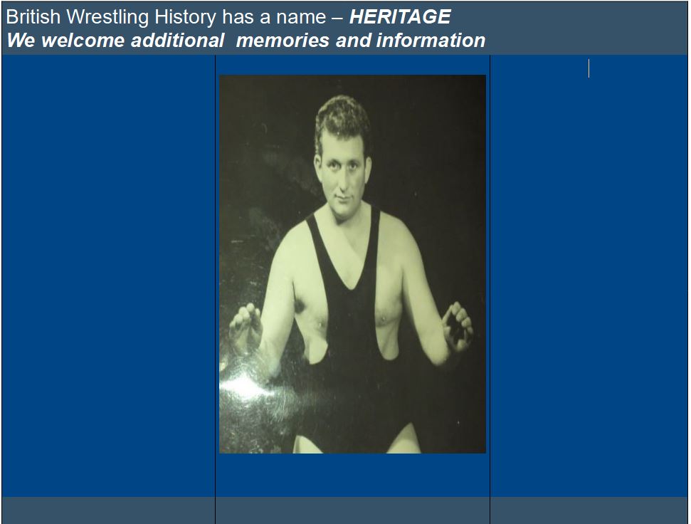 Bert Craddock – Wrestling Heritage