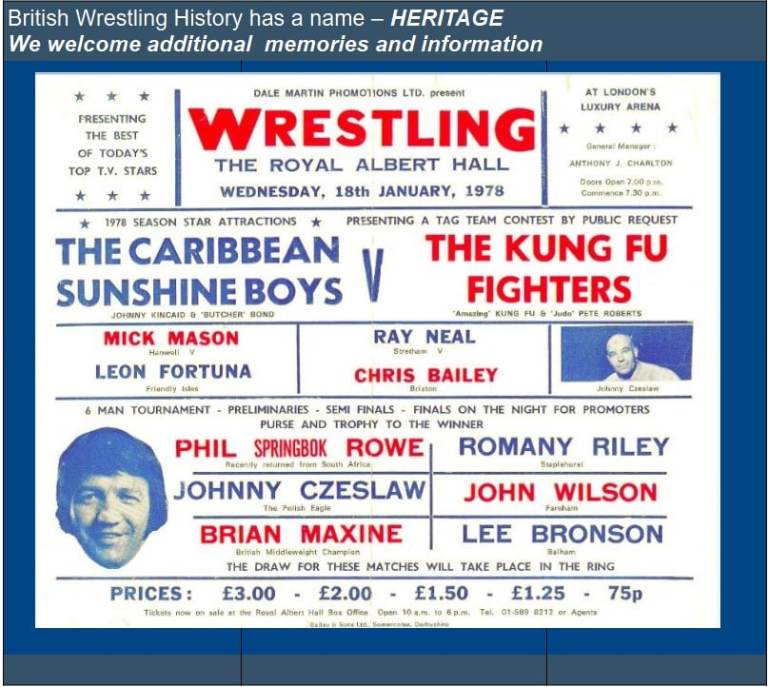 Ray Neal – Wrestling Heritage