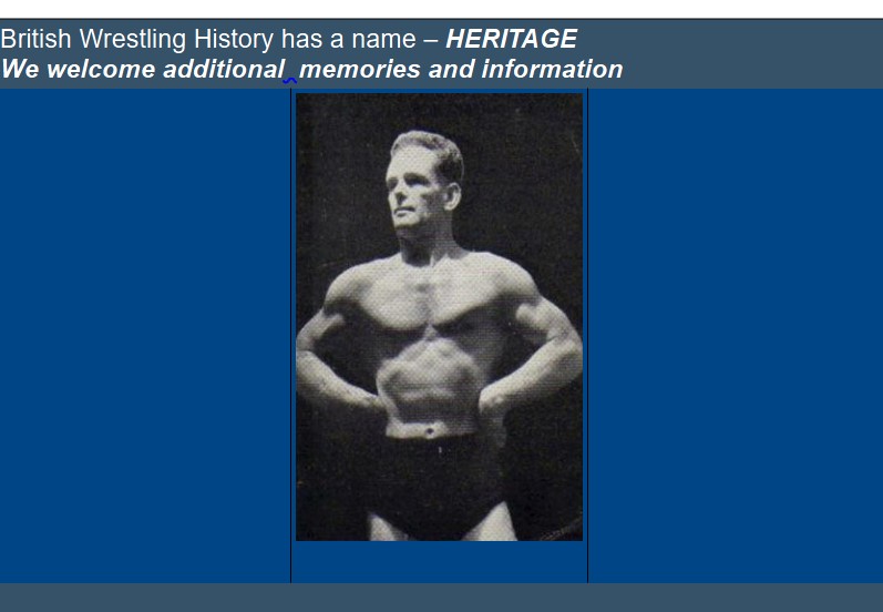 Cliff Beaumont – Wrestling Heritage