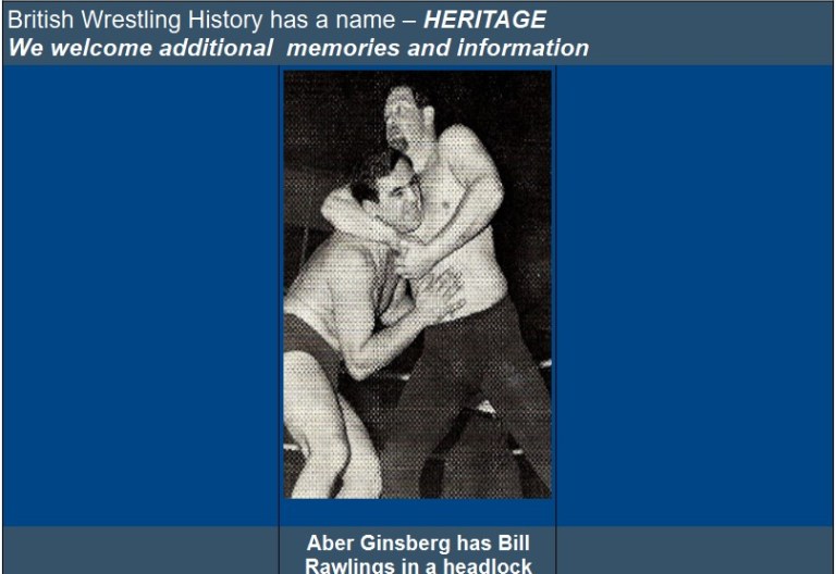 Bill Rawlings – Wrestling Heritage