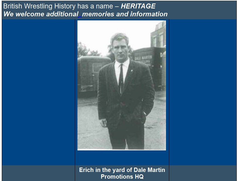 Erich Froelich – Wrestling Heritage