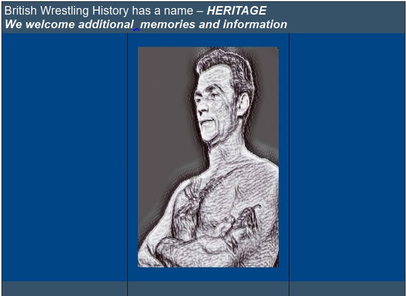Terry Jowett – Wrestling Heritage