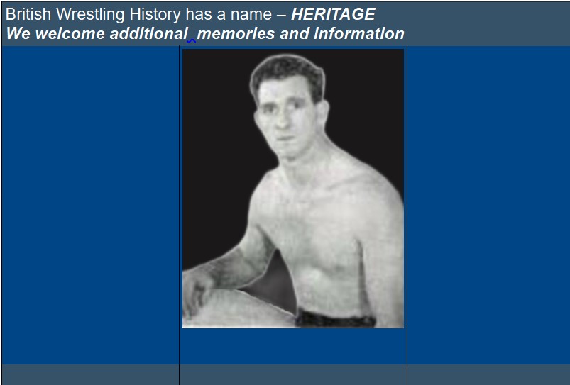 Ken Joyce – Wrestling Heritage