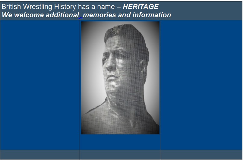 Harry Pye – Wrestling Heritage