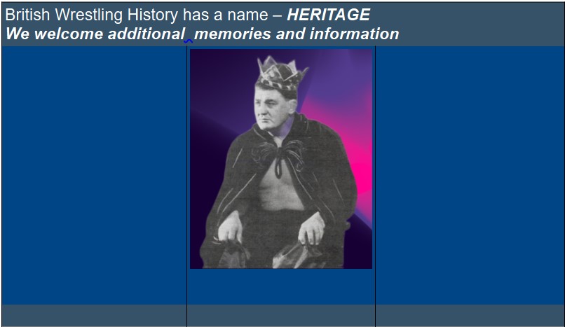 Jack Pye – Wrestling Heritage