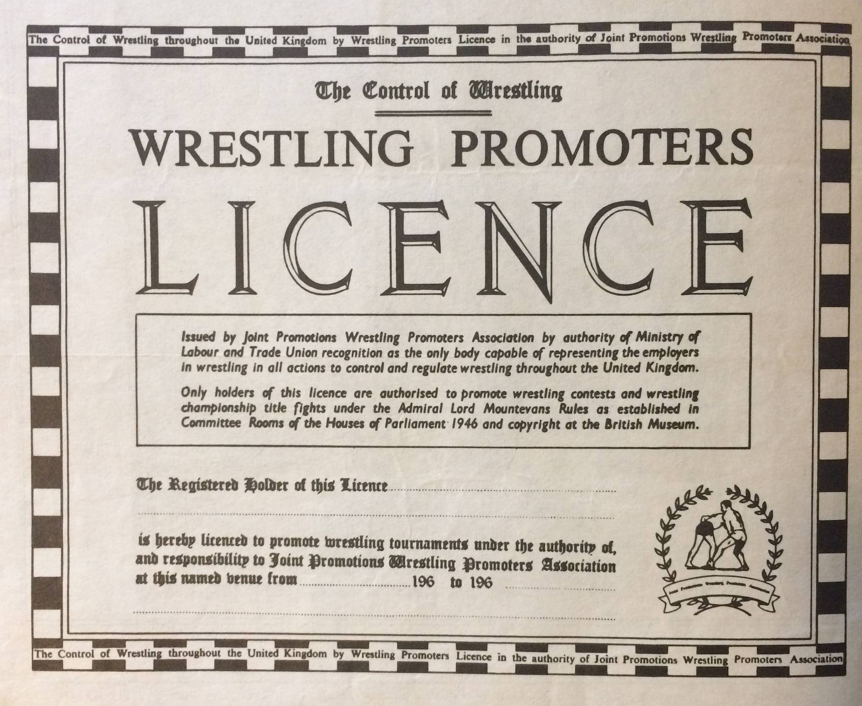 Joint Promotions – Wrestling Heritage