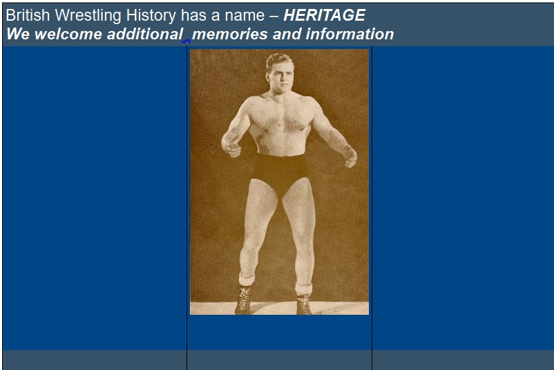 Roy McClarty – Wrestling Heritage